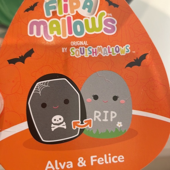 Squishmallows | Other | Nwt 8 Alva And Felice The Tombstone Coffin ...